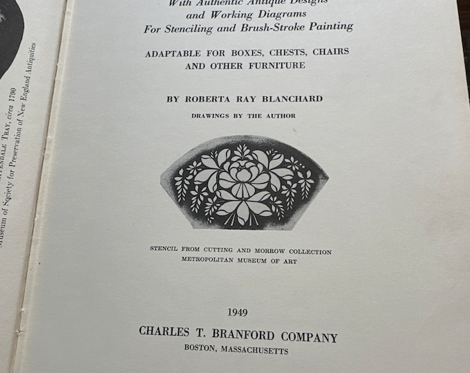 How to Paint Trays 1949 Hardcover Book by Roberta Ray Blanchard Stencil ...