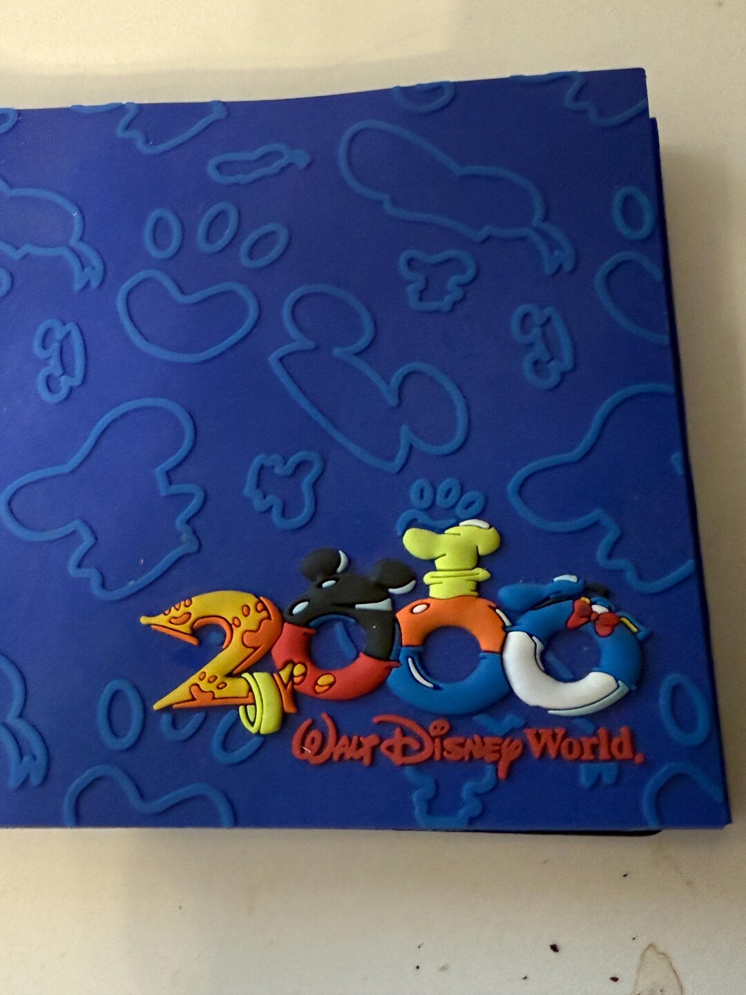 2000 Mini Disney World Photo Album Blue Rubber Holds 60 Photos ...