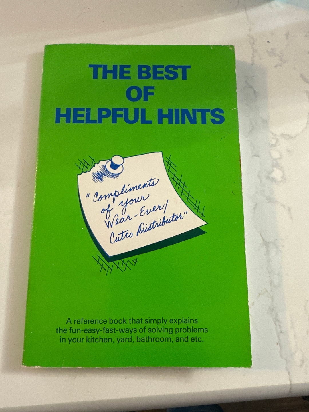 The Best of Helpful Hints Reference Book Promotional Cutco Distributes ...
