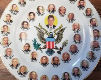 White House Plate | Etsy