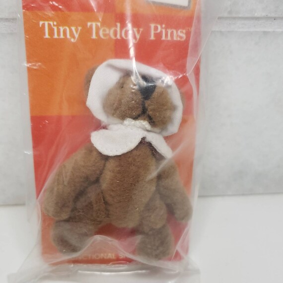 RUSS tiny Teddy Pin plush Teddy Bear pin Brooch new i… - Gem
