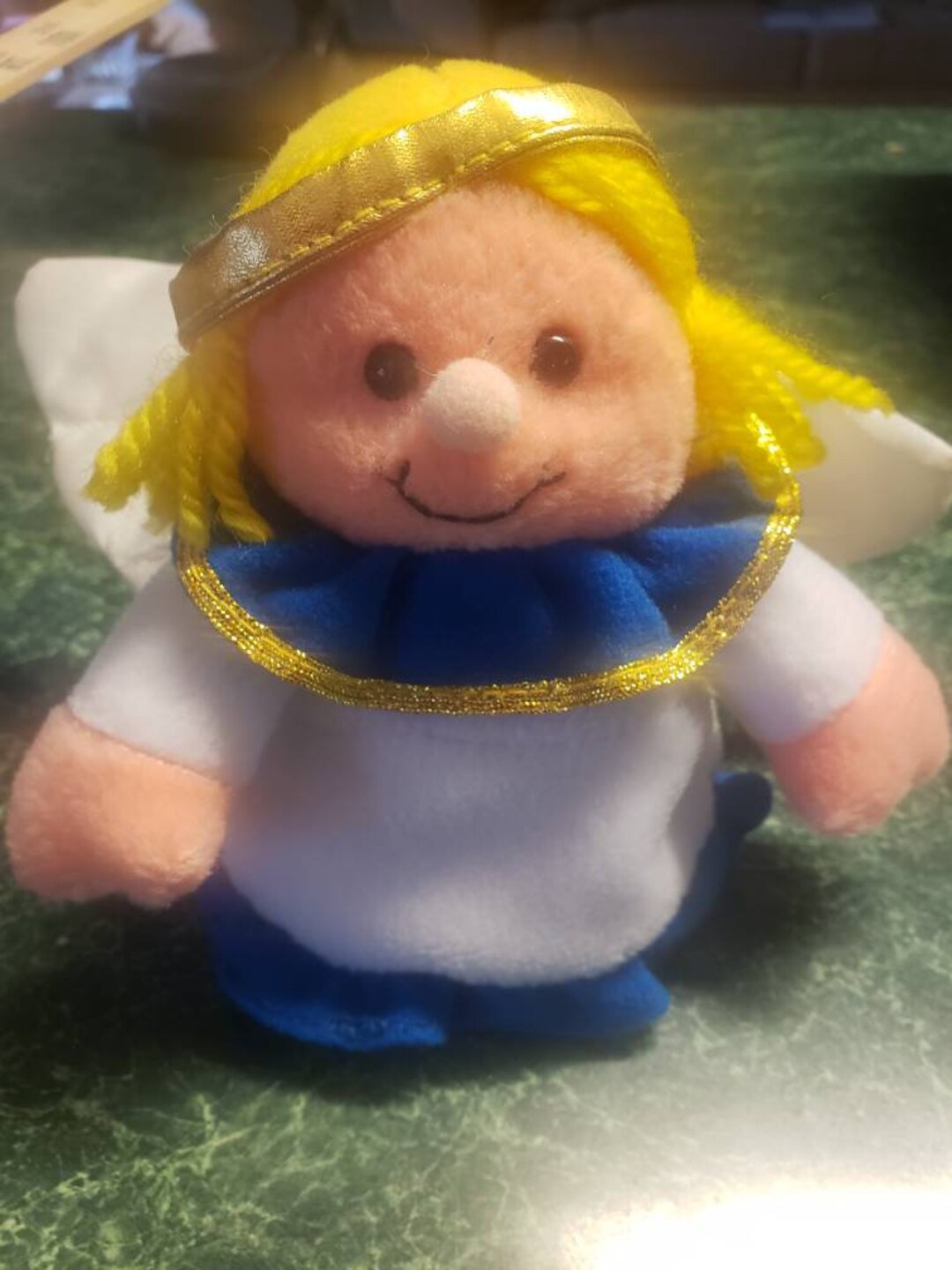 Stuffins Angel Plush 1998 Ornament Figurine Toy 1990s Christmas Holiday ...