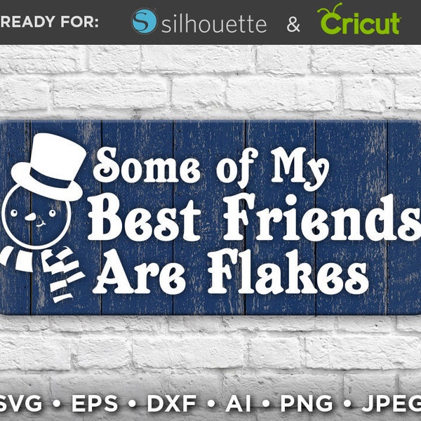 Some of My Best Friends Are Flakes Sign - Etsy