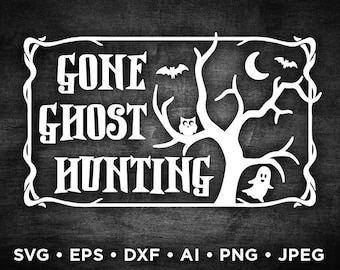 Ghost Hunting Svg | Etsy