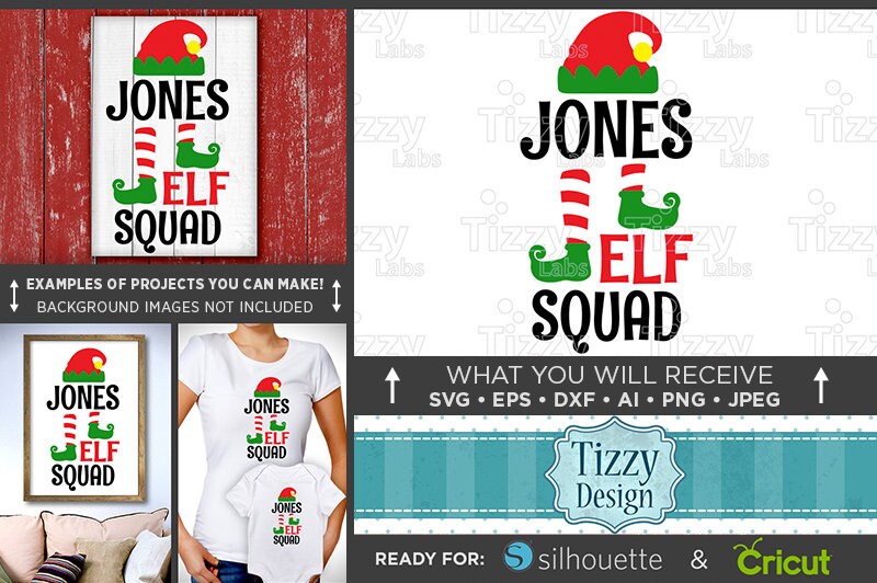 Christmas Elf Squad SVG Santa Elf SVG Christmas Elf SVG - Etsy