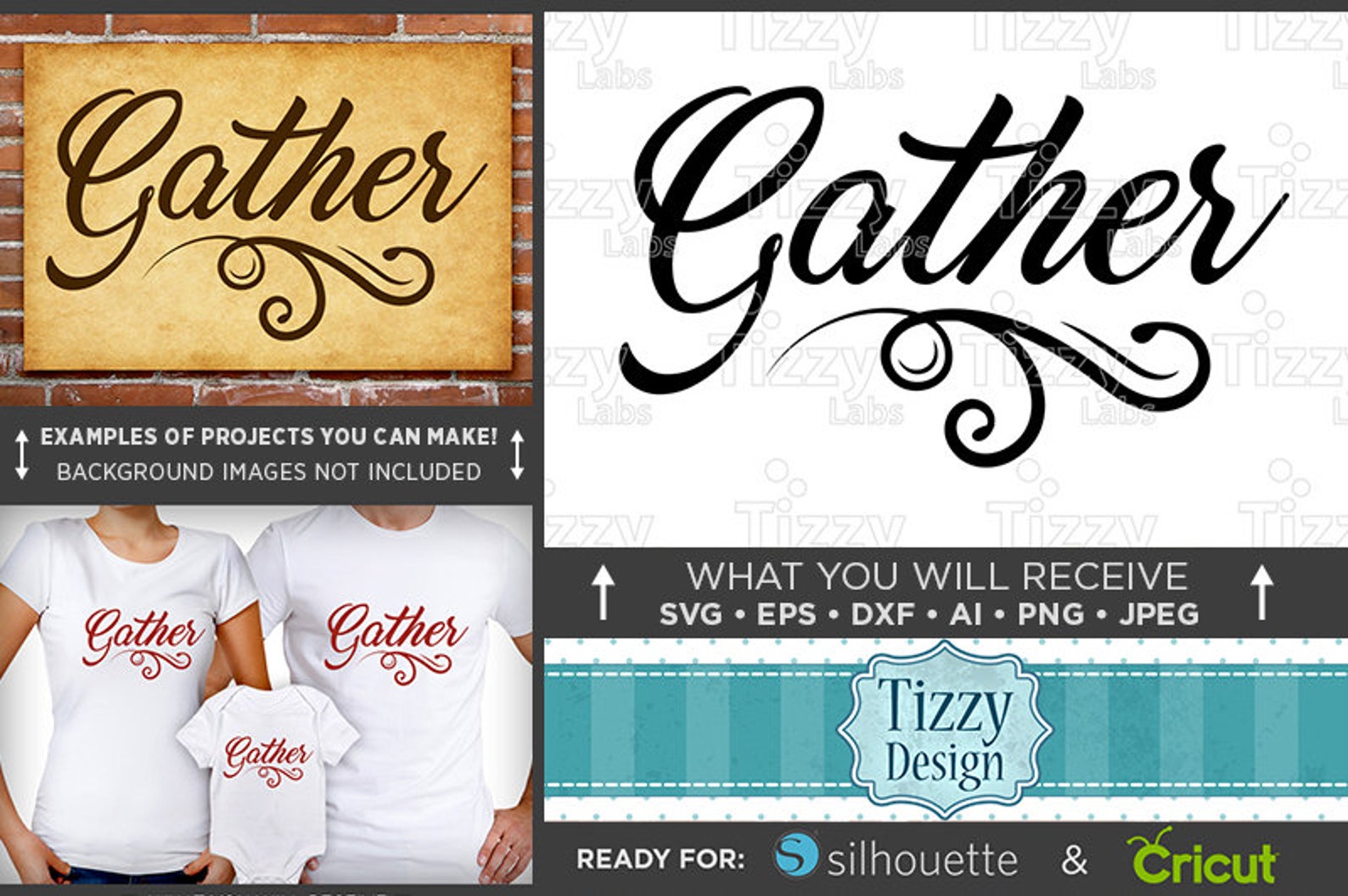 Gather Sign Gather SVG Gather Printable Printable - Etsy
