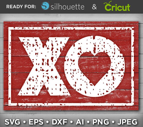 XO Svg File Heart SVG File Grunge Heart Sign Svg Happy - Etsy Canada