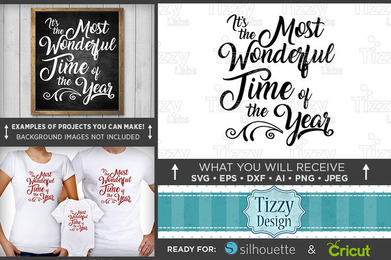 Rustic Christmas Decor SVG Files for Silhouette Christmas | Etsy