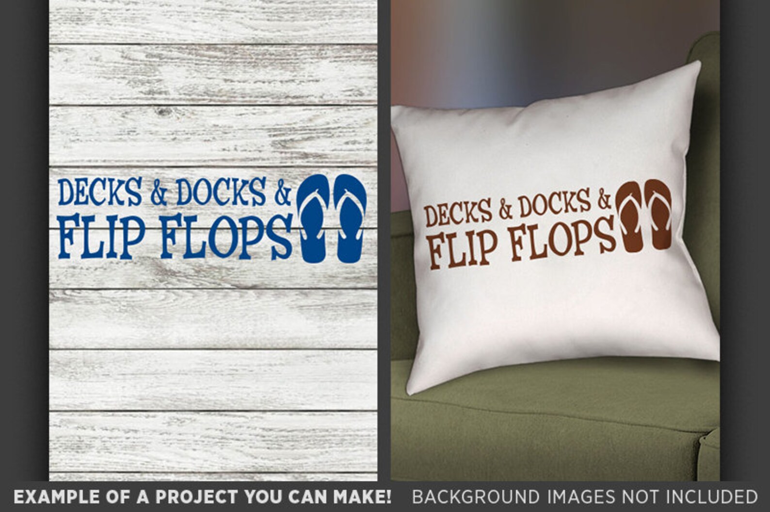 Decks and Docks and Flip Flops SVG Beach Svg Relax Svg - Etsy