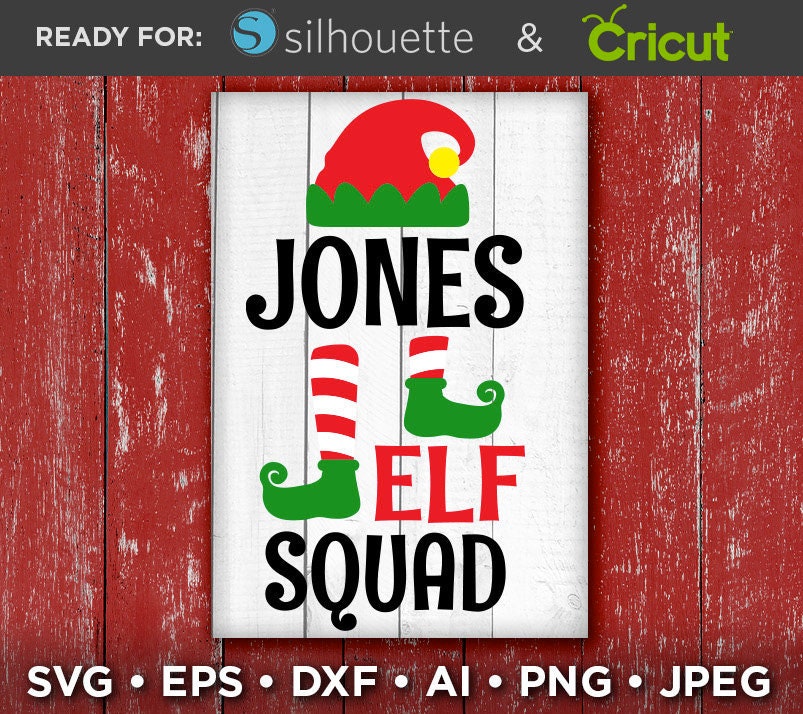 Christmas Elf Squad SVG Santa Elf SVG Christmas Elf SVG - Etsy
