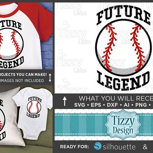 Future Baseball Legend SVG Future Baseball Player Svg | Etsy