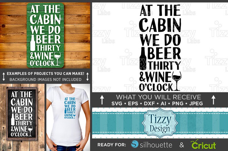 Beer Thirty Svg Wine O'clock Svg at the Cabin We Do - Etsy