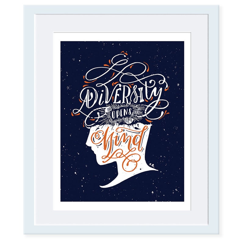 Diversity Quote Wall Art Quote Poster Wall Art Print - Etsy