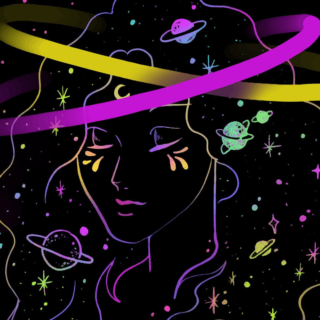 You're Cosmic Magic, Cosmic Art, Female Empowerment, Affirmation Art ...