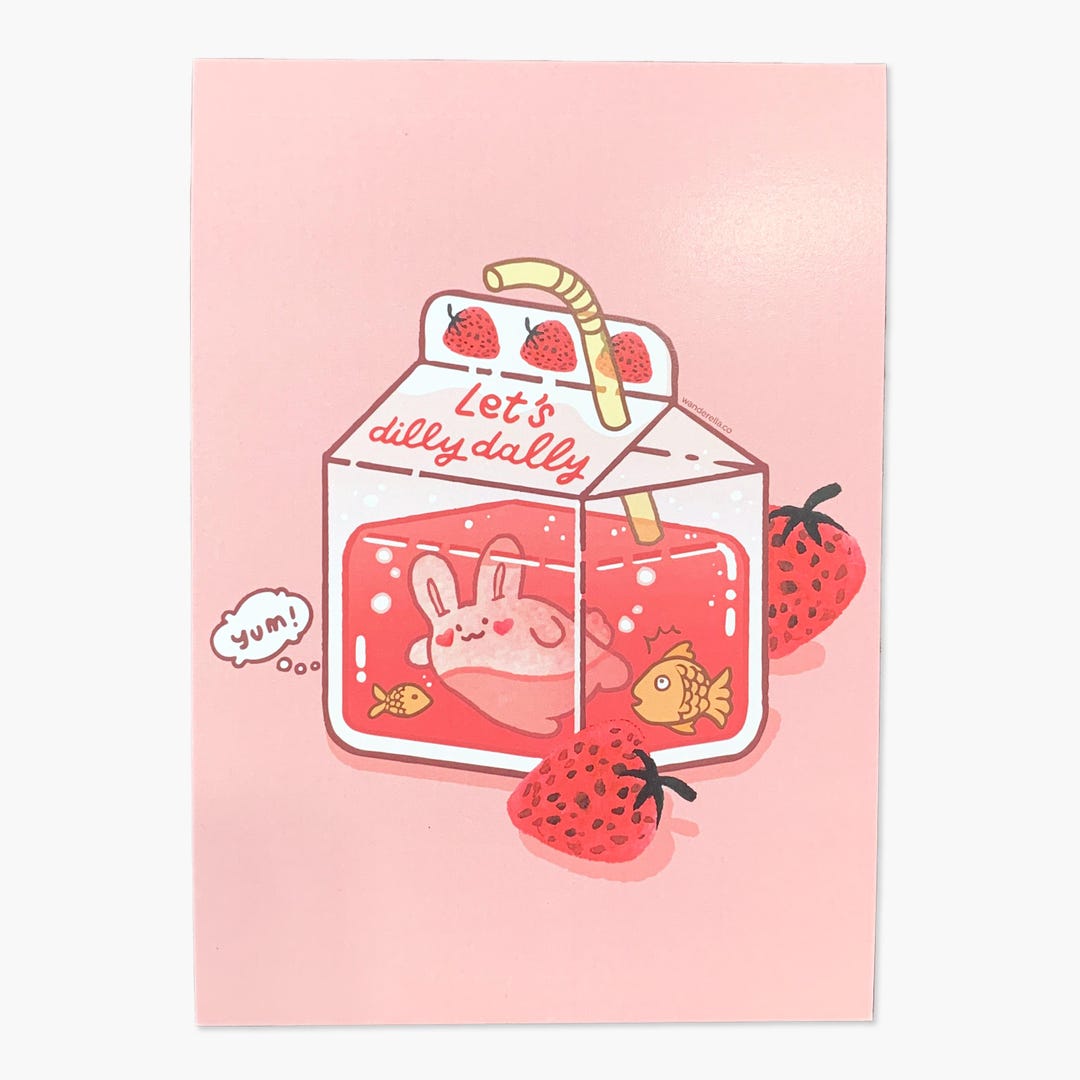 Let's Dilly Dally Art Print | Wall Art | Decor | Framed Art | Dorm Art ...