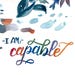 I Am Capable Girl Power Women Power She Persisted - Etsy