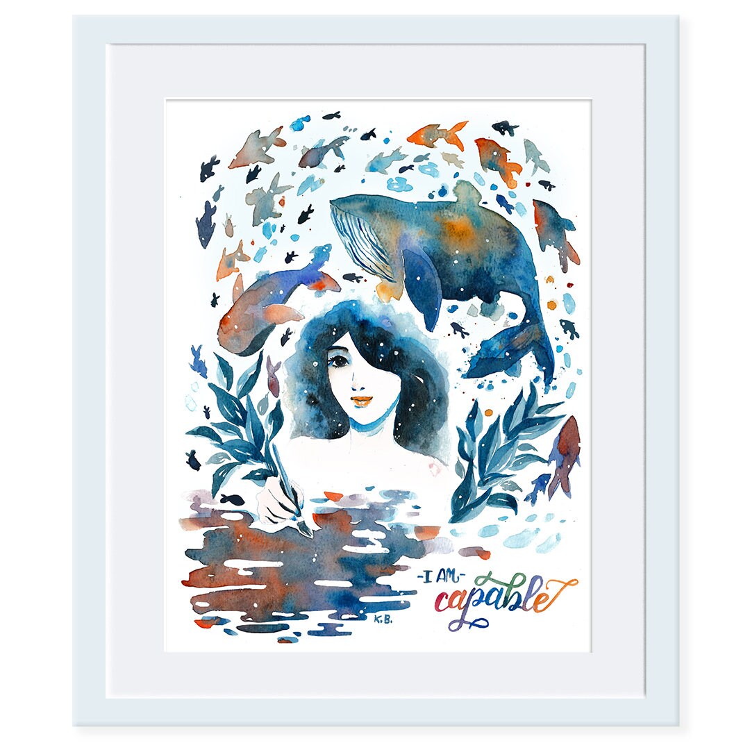 I Am Capable Girl Power Women Power She Persisted - Etsy