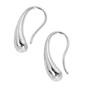 Silver Drop Earrings - Etsy