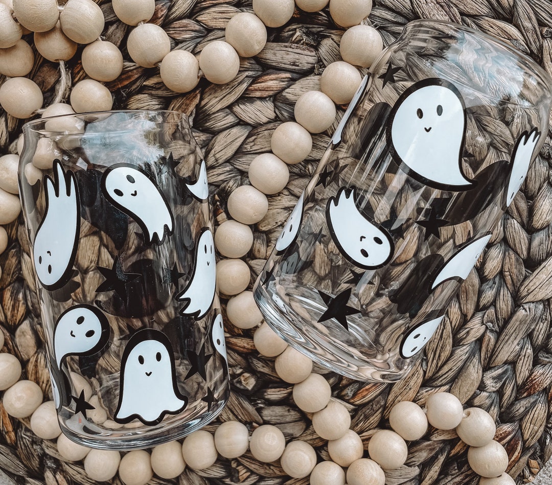Ghost Soda Can Glass, Halloween Glass, Halloween Ghosts, Halloween ...