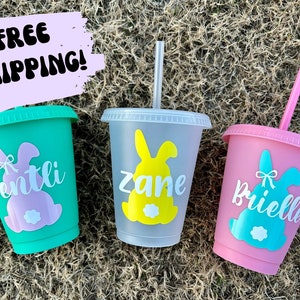 Easter Cups for Kids, Easter Basket Stuffers, Easter Decor, Kids Water ...