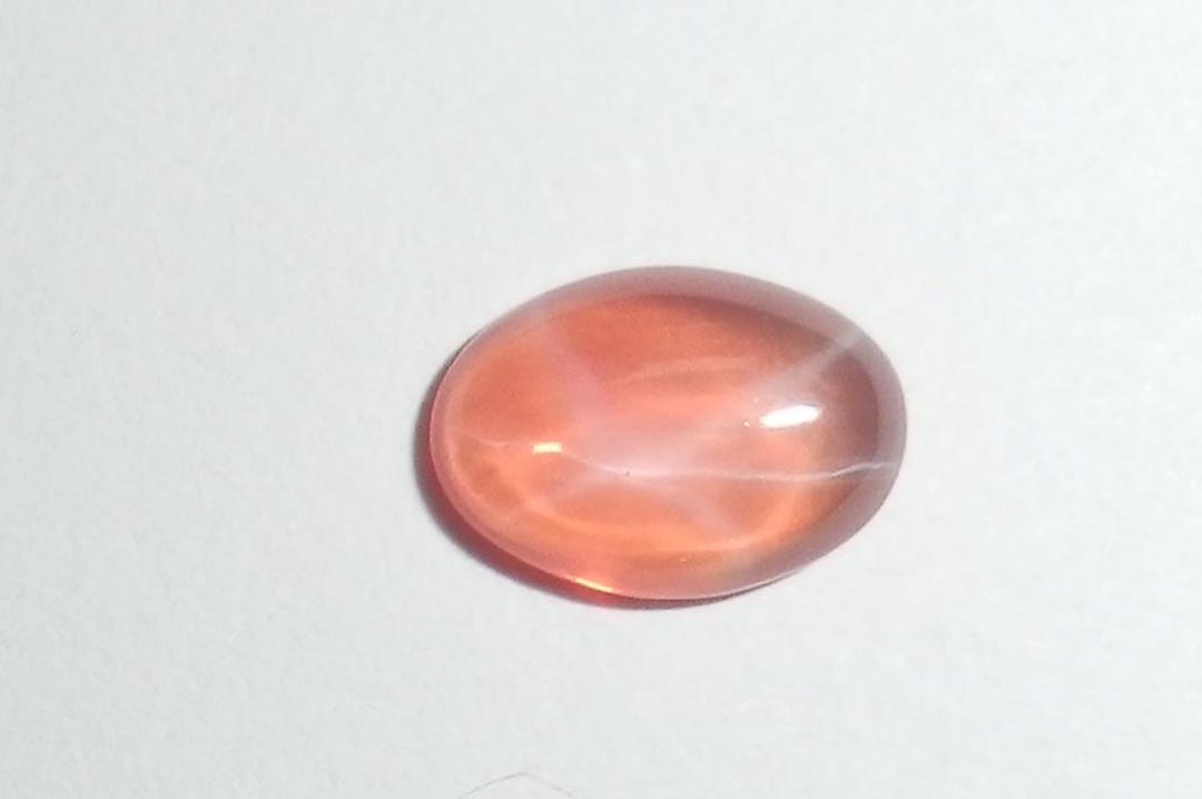 Transparent Orange Star Sapphire Oval 7x5 Mm Cabochon Lab-created 10 ...