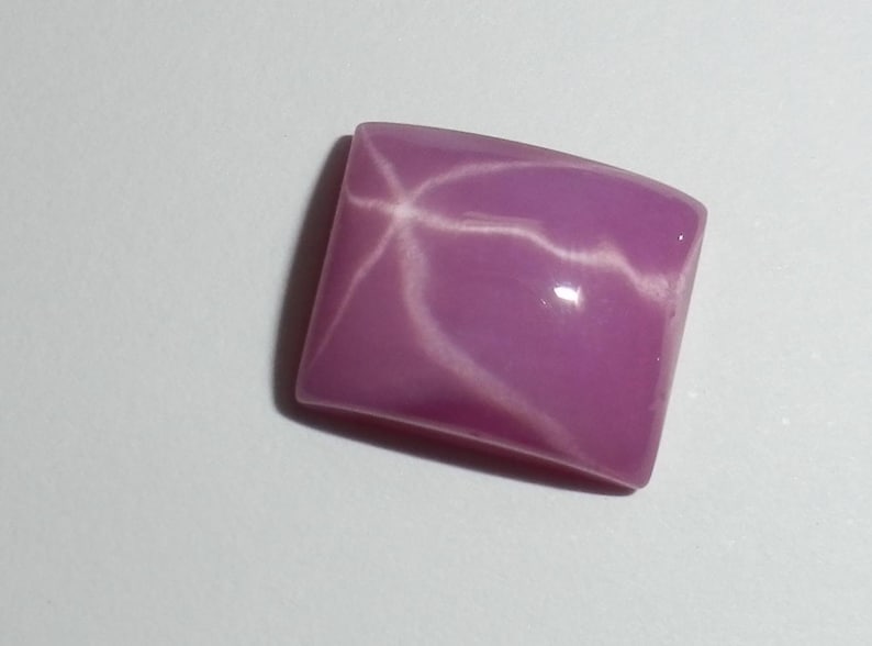 Opaque Star Ruby Rectangular 10x8 Mm Flat Cabochon Lab-created Stone 1 ...