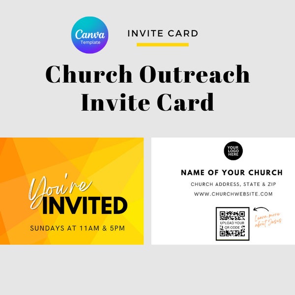 Church Invitation - Etsy