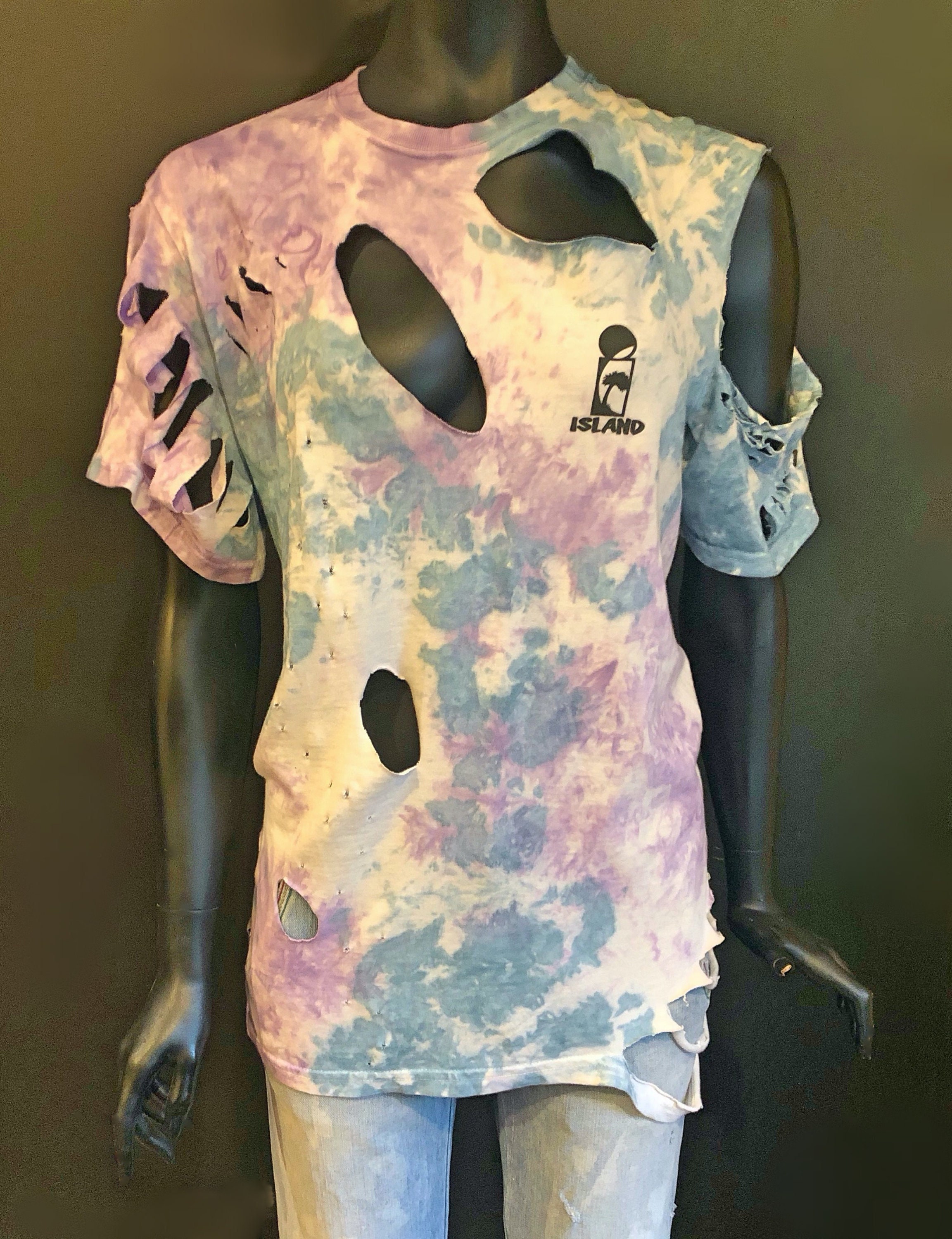 Bob Marley Tuff Gong Destroyed Stussy T-shirt by Cedella Marley - Etsy