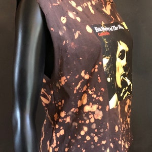 Bob Marley Catch a Fire Destroyed T-shirt by Cedella Marley - Etsy