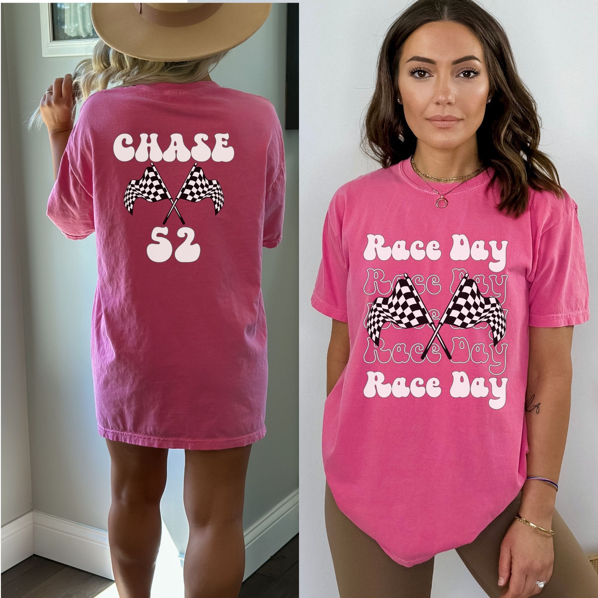 Race Day Custom Shirt, Womens Racing Top, Mom Race T-shirt, Racing ...