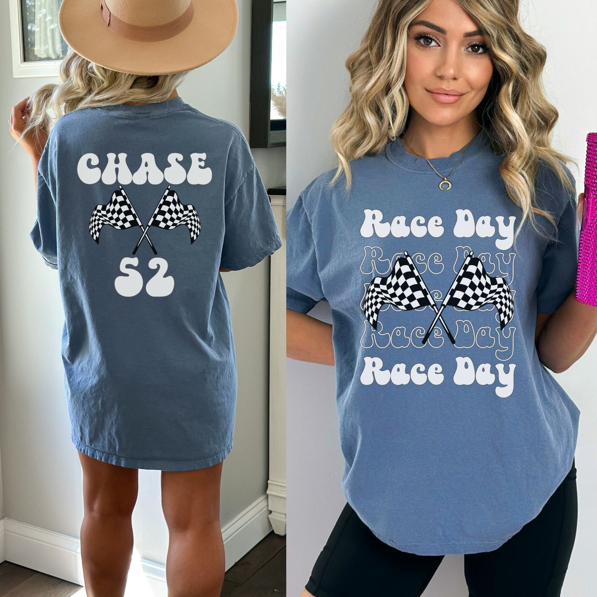 Race Day Custom Shirt, Womens Racing Top, Mom Race T-shirt, Racing ...