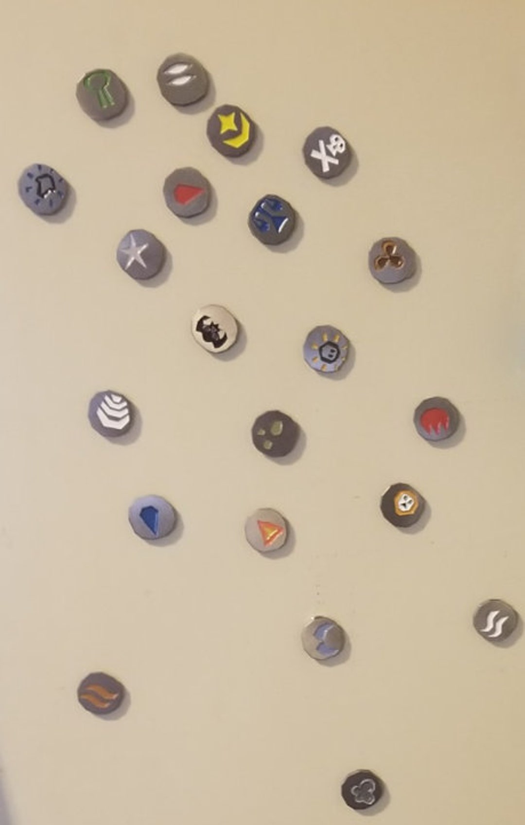 Magic Rune Magnets, Oldschool Runescape Themed Festival Lapel Pin - Etsy