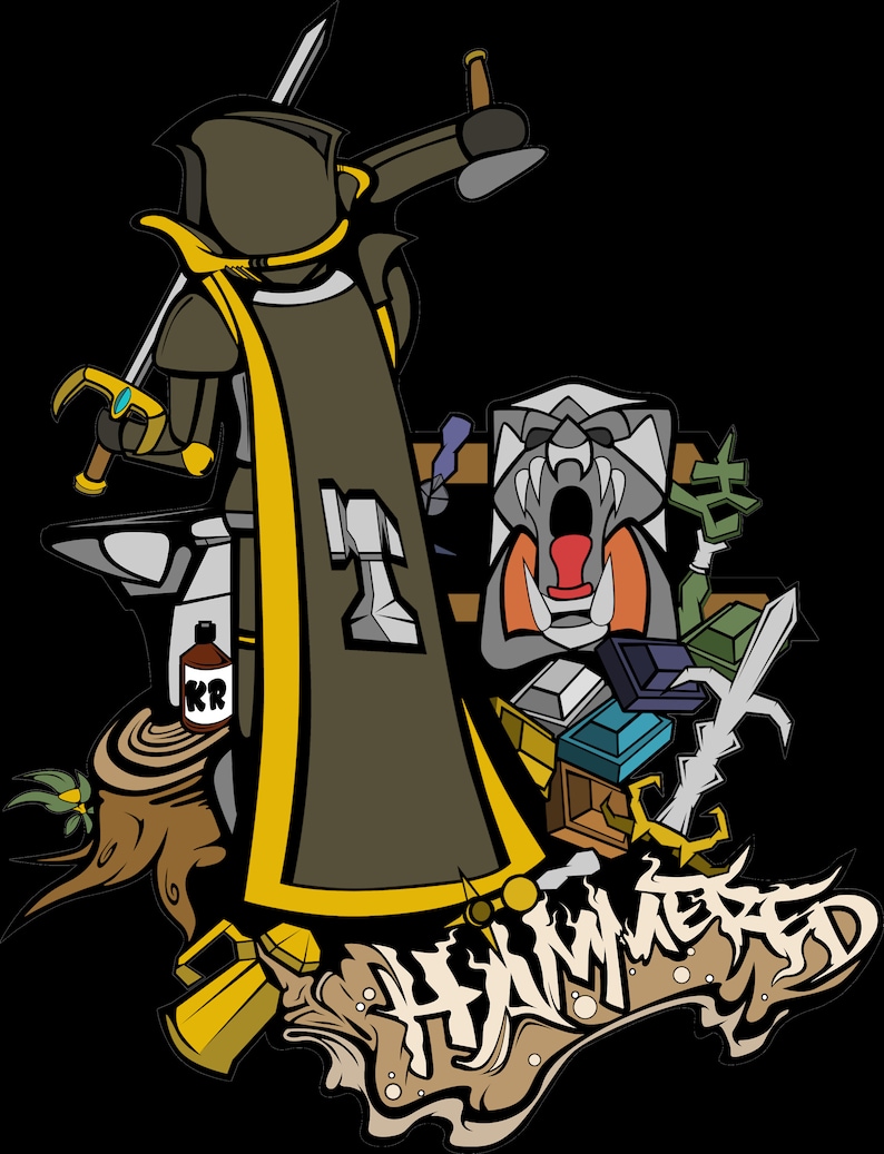 Hammered Smithing Pin, Oldschool Runescape Themed Festival Lapel Pin - Etsy