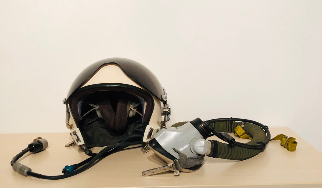 Pilot Helmet Made of MIC 21/23, Aviator Helmet Incl. Microphone - Etsy