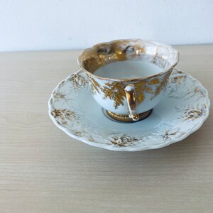 Antique Meissen Pompous Coffee Place Setting Cup UT saucer Around 1820 ...