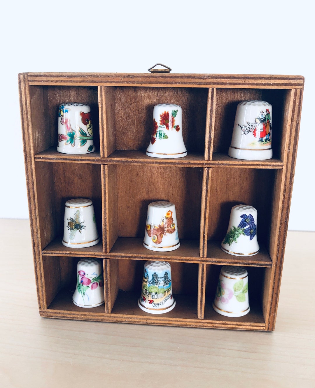 Vintage Finger Hats Made of Porcelain in a Set Box, 9 Pieces - Etsy