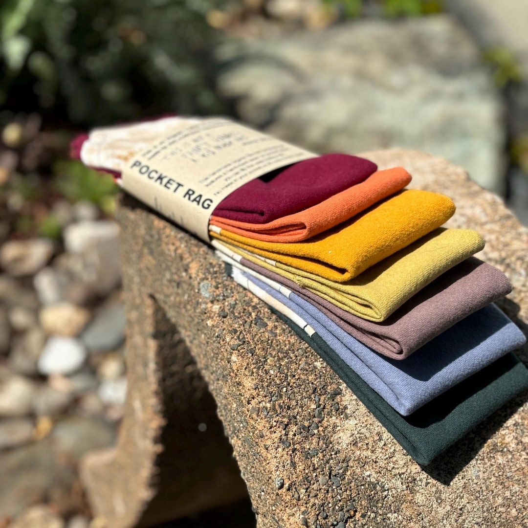 Pocket Rag X7 Organic Cotton Flannel All Purpose Cloth Hanky ...