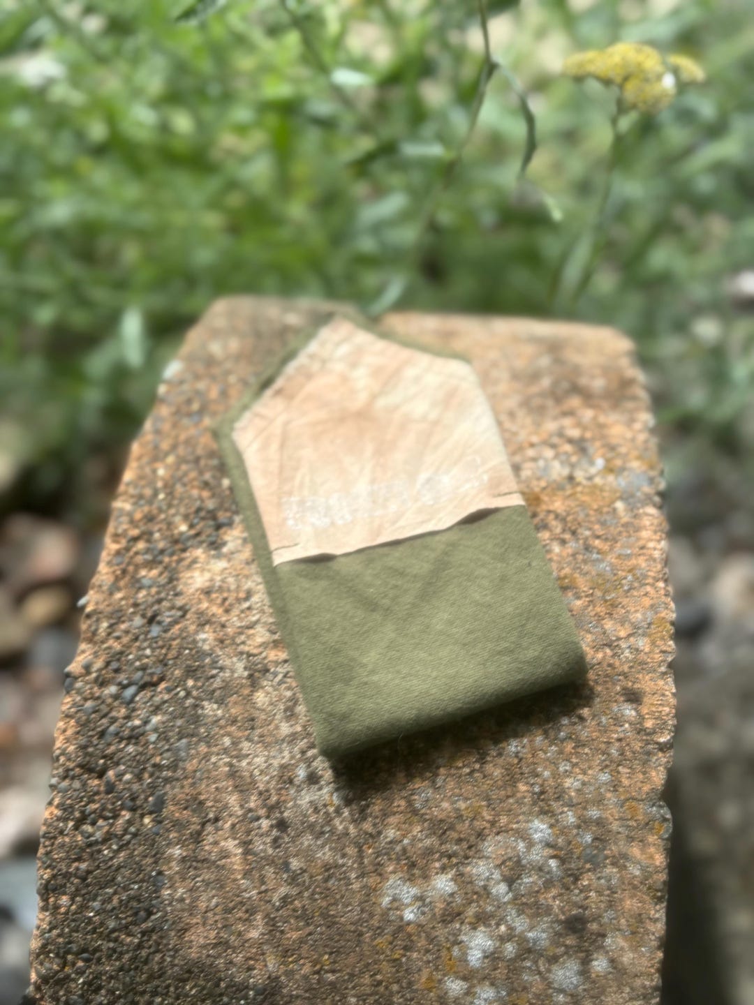 Organic Cotton Flannel Pocket Rag Cloth Handkerchief: 10” in Olive ...