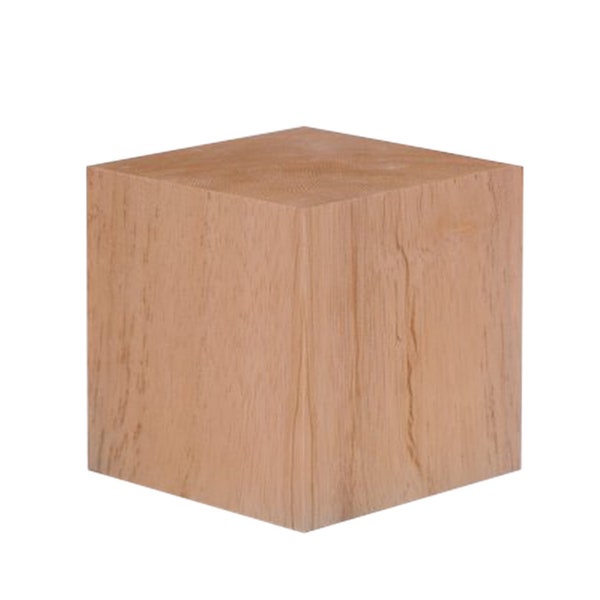 3 Inch Solid Wood Cube - Etsy