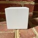 Large White Wood 5 Inch Square Block Riser, White Plant Riser, White ...
