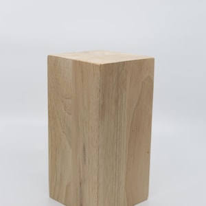 Unfinished Wood Block, 4x4x8 Inch, DIY Craft Supply - Etsy