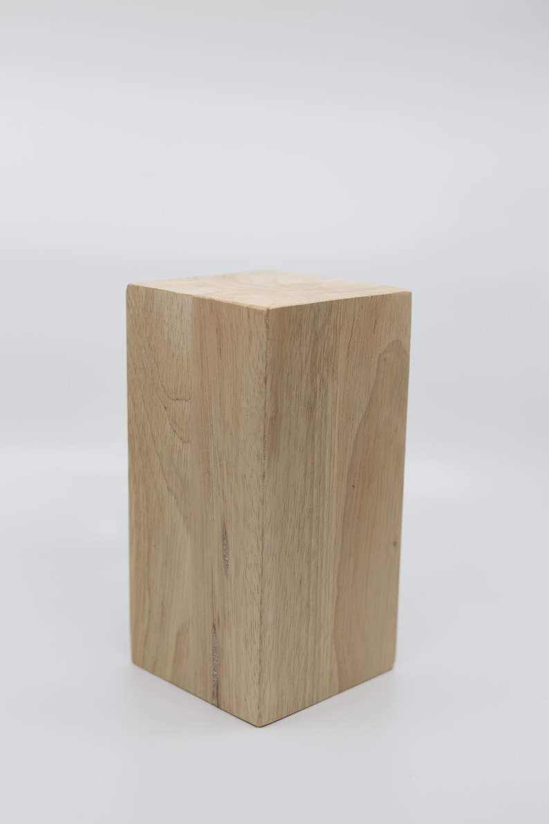 Unfinished Wood Block, 4x4x8 Inch, DIY Craft Supply - Etsy