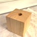 Custom Unfinished Hardwood Block – 3” or 4” Square With Your Choice of ...