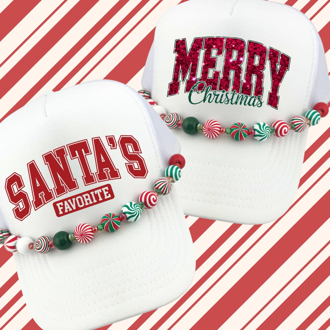 TRUCKER HAT Chain-christmas Candy, Trucker Hat Accessories, Hat Chains ...