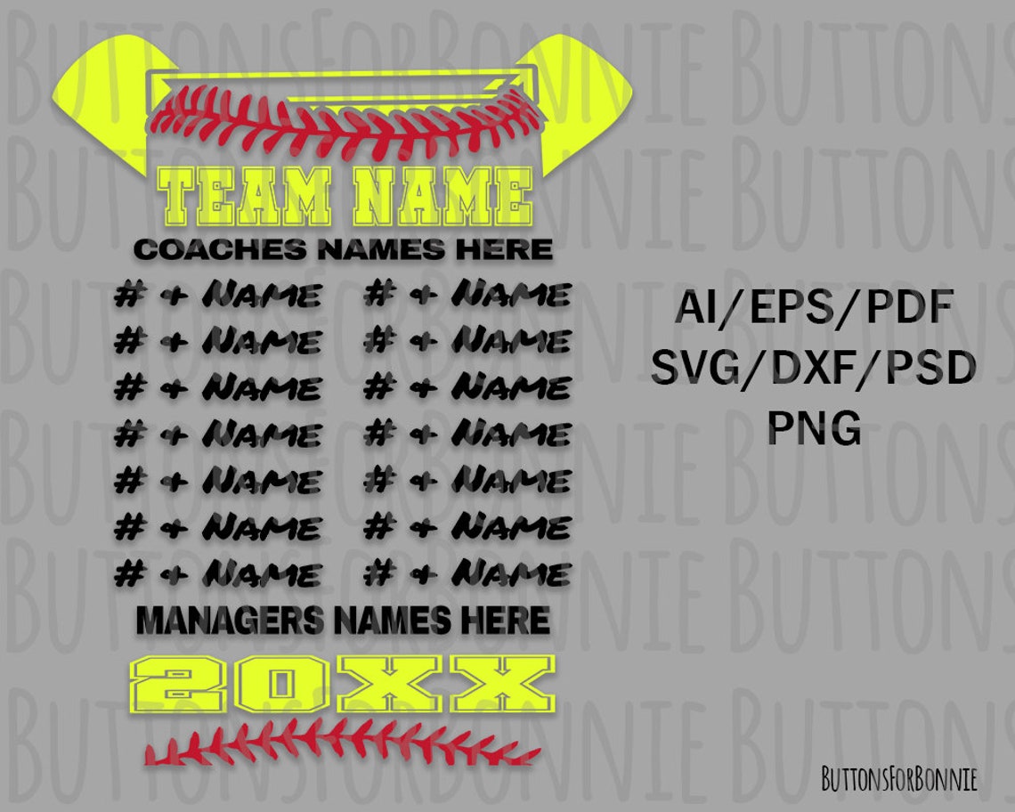 Softball Svg, Template, Champion Svg, All Star Svg, All Star Champion ...
