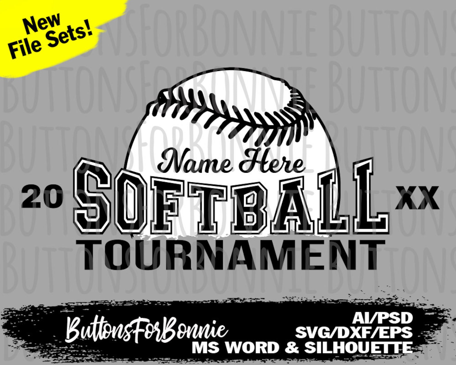 Softball Svg, Tournament, Softball Vector, Softball Template, Softball ...