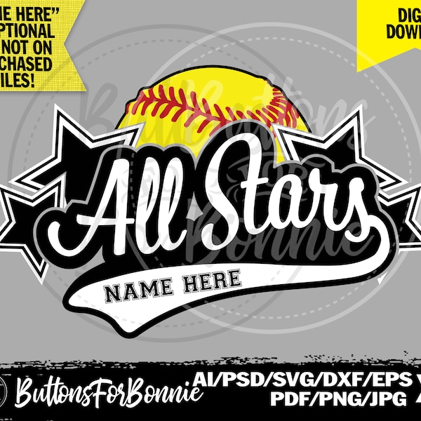 All Stars Svg - Etsy