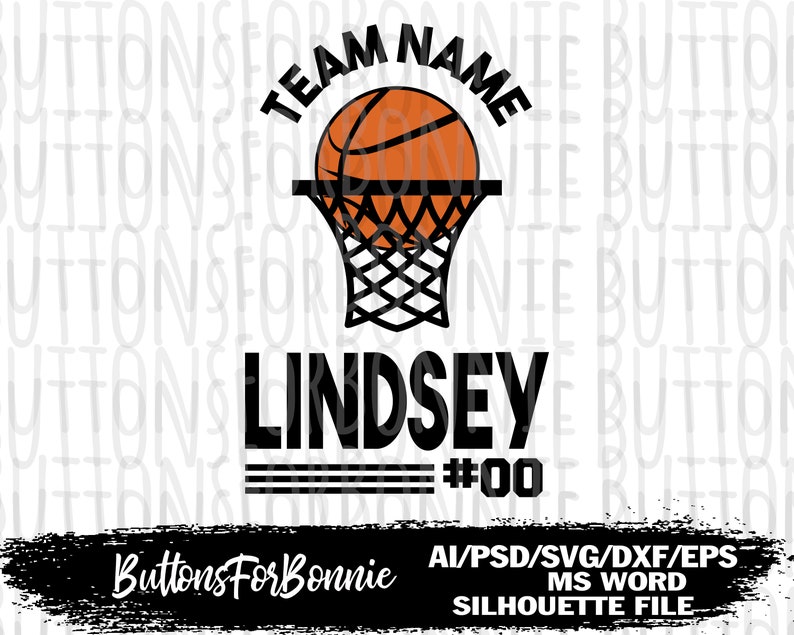 Basketball Svg Basketball Decal Basketball Template - Etsy