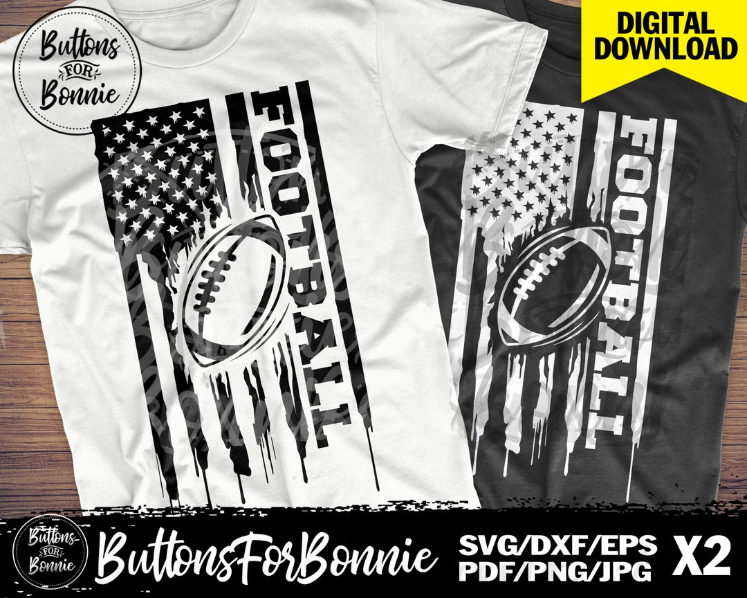 Football Svg, Football Shirt, Cut File, Football Mom, Football Flag ...