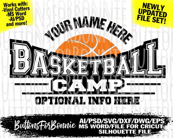 Basketball SVG Basketball Camp Camp Svg Basketball Vector - Etsy